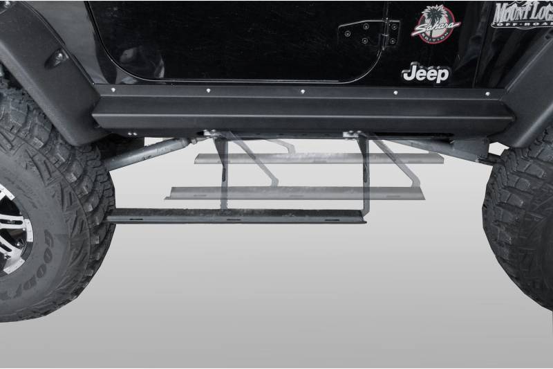 1999-2006 Chevy Silverado (Crew Cab Models) Step-Sliders - Rock Slider ...