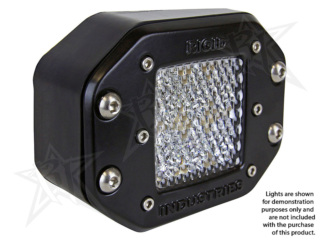 Side Angled Flush Mount Kit for Rigid D Series Lights by Rigid Industr ...