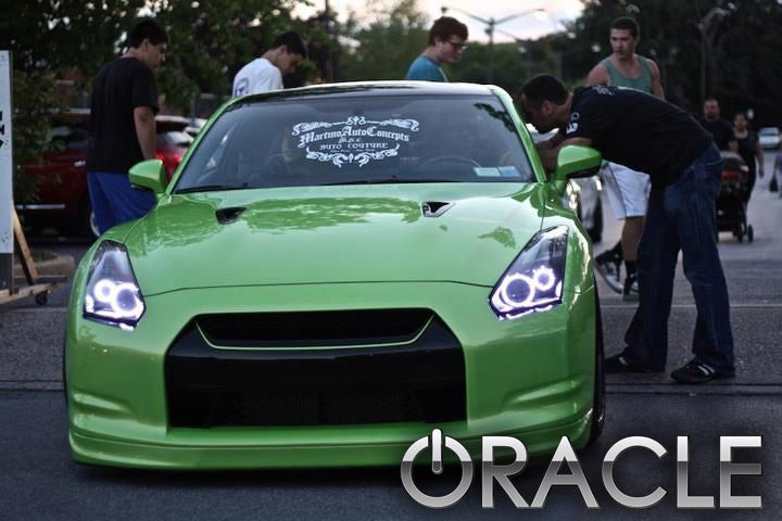 2009-2013 Nissan GT-R LED Halo Kit for Headlights by Oracle – Bolo ...