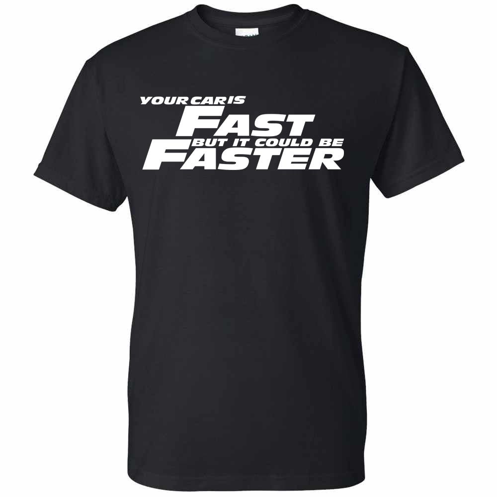 Men's Short Sleeve Graphic T-shirt | Your Car is Fast but it could be ...